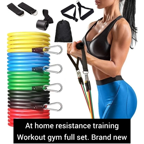 Other | At Home Resistance Training Workout Gym Set Brand New ...